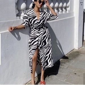 Zara | Dresses | Gorgeous Zara Nwt Animal Zebra Print Dress | Poshmark